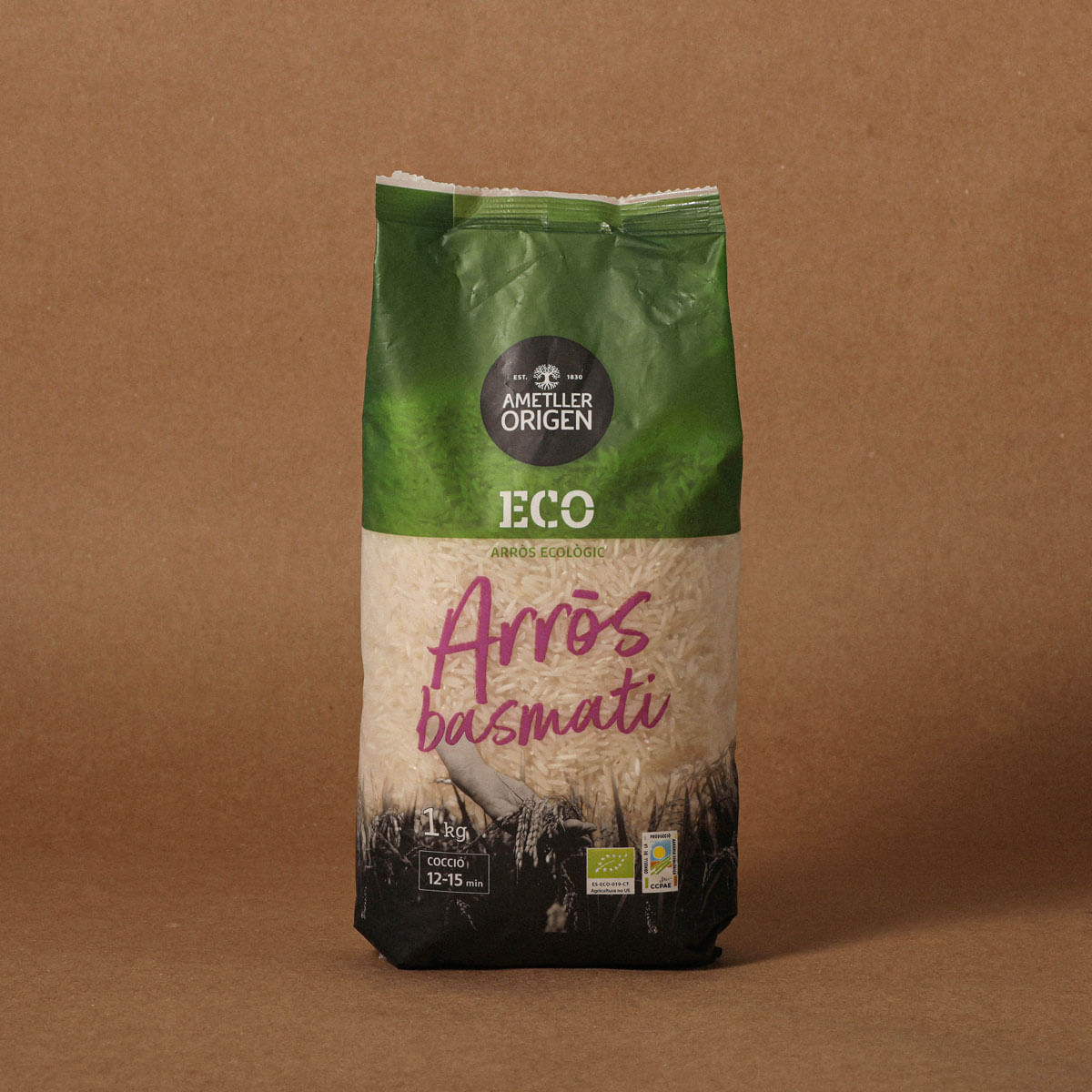 Arroz basmati ecológico 1kg | Ametller Origen