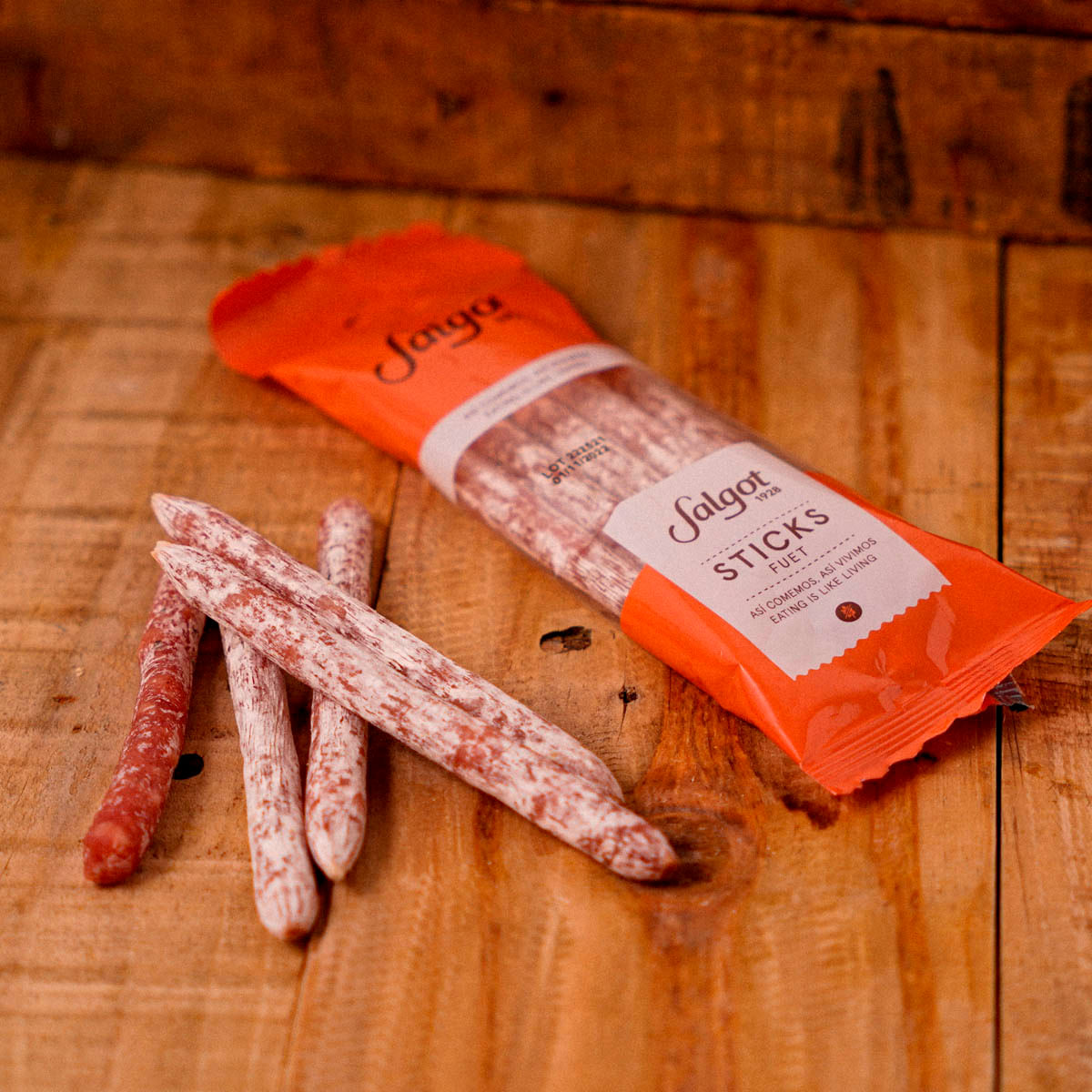 Bastonets de fuet Salgot 50g AmetllerOrigen