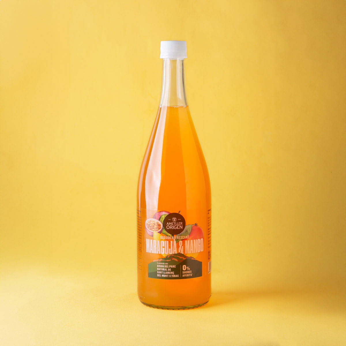 Refresco maracuyá y mango cero Ametller Origen 1L | Ametller Origen