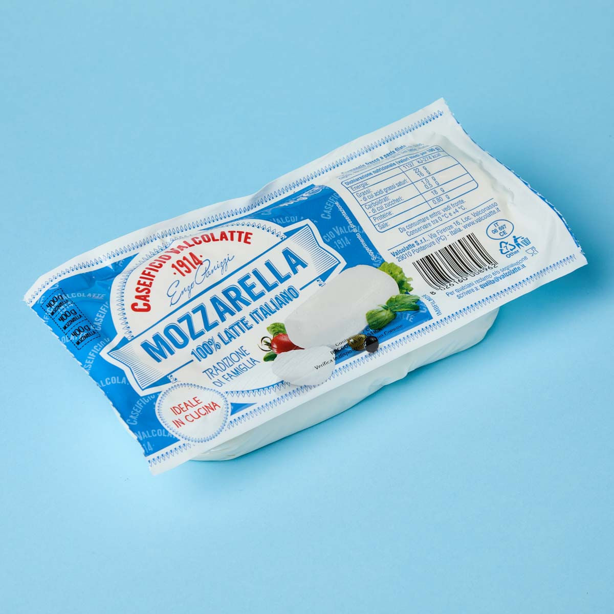 Mozzarella Filone Valcolatte 400g | Ametller Origen